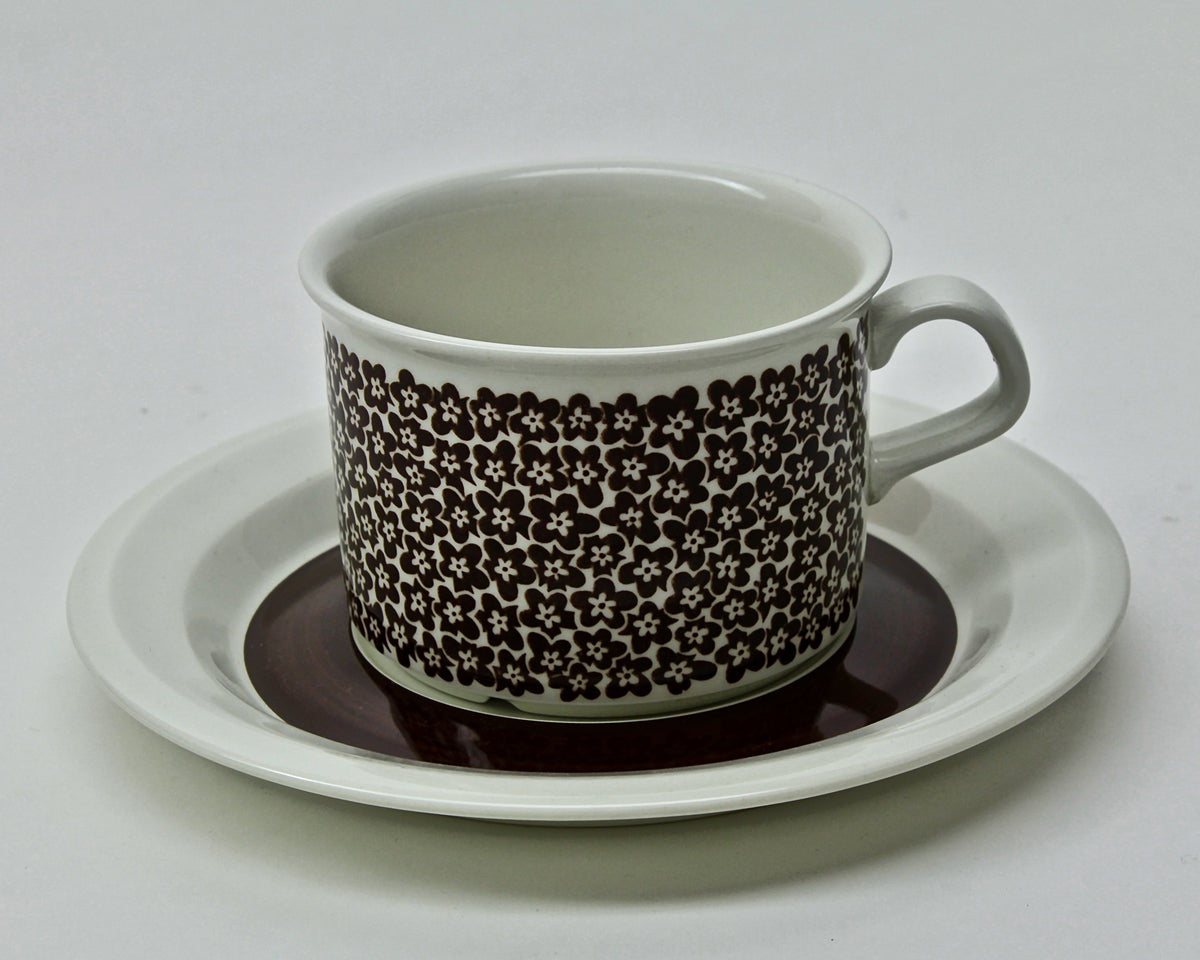 Inkeri Leivo Faenza Ruskeakukka teekuppi – Bisarri